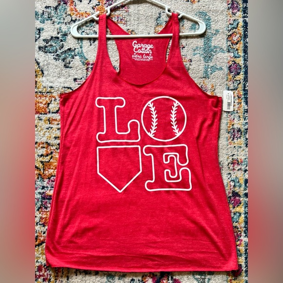 Tops | Boutique Baseball Tank Top | Poshmark